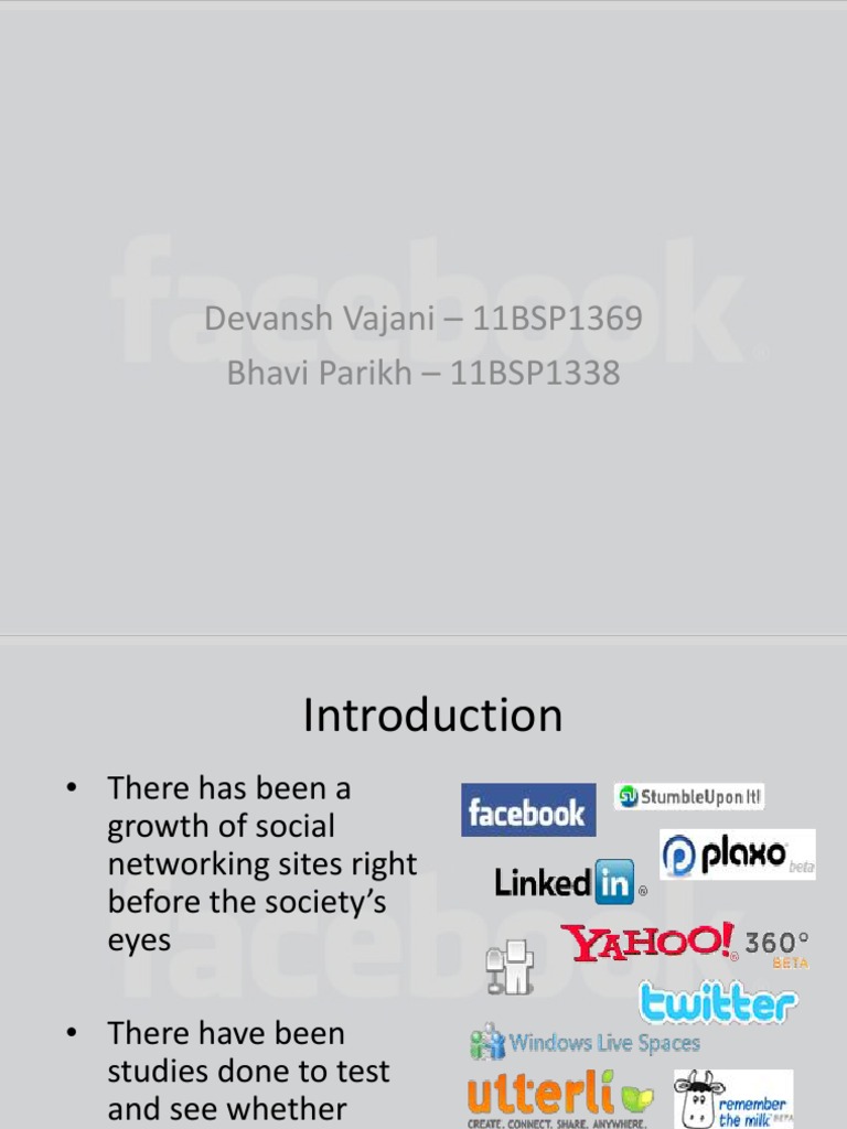 Devansh Vajani - 11BSP1369 Bhavi Parikh - 11BSP1338 | PDF | Career ...