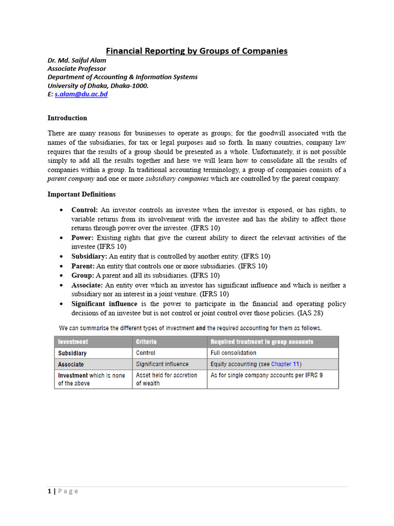 Group Accounting | PDF | Debits And Credits | Balance Sheet