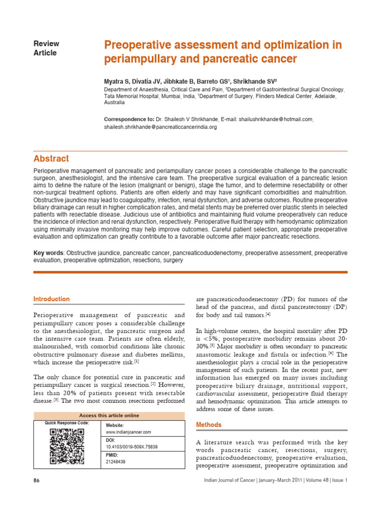 preoperative_assessment_and_optimization_in.14 | PDF | Pancreatic ...