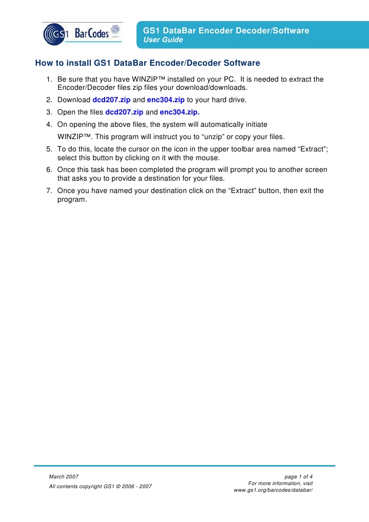 GS1 DataBar Encoder Decoder Software User Guide | PDF | Icon (Computing ...