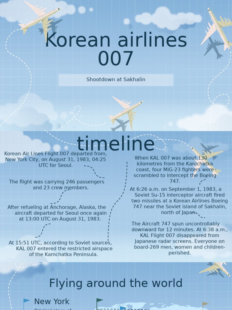 KAL 007 Shootdown: Timeline & Impact | PDF | Flight Recorder | Aviation