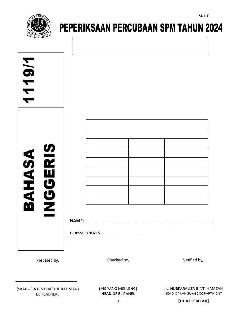 Form 5 English Assessment Paper | PDF | Violence | Video Games