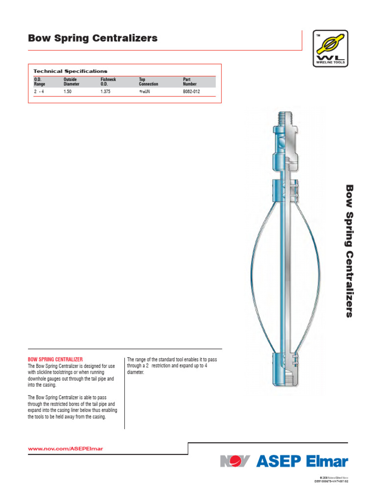 Bow Spring Centralizers | PDF