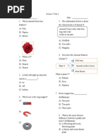 Science Year 5 Notes | PDF