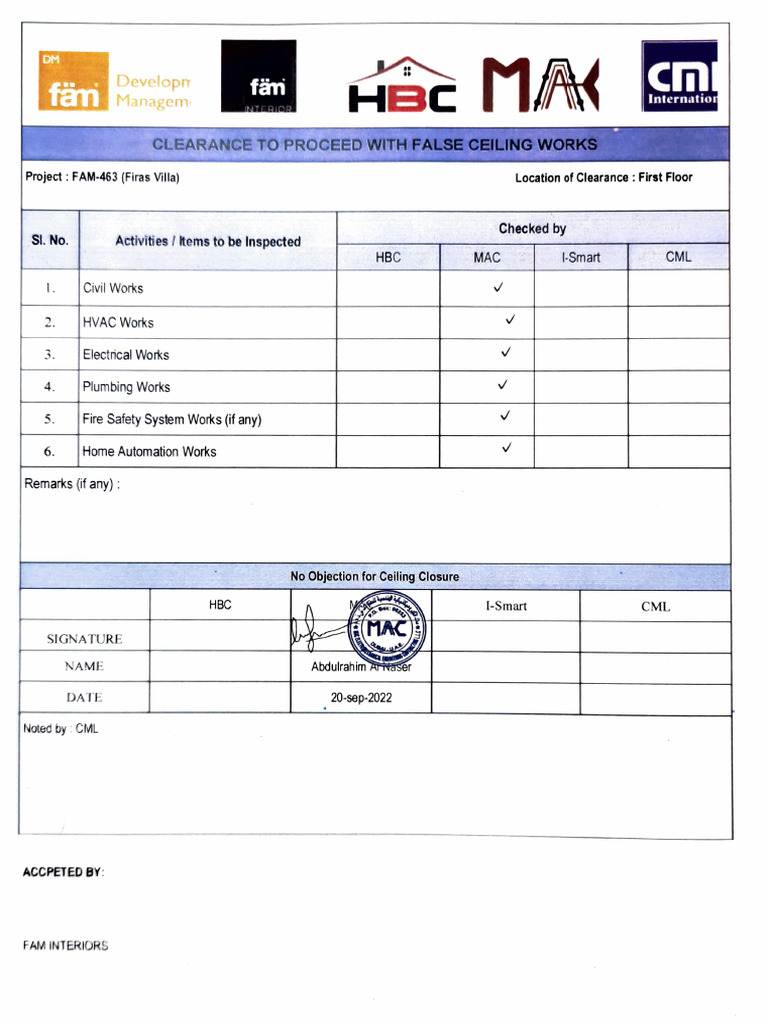1st Floor Ceiling Clearance | PDF
