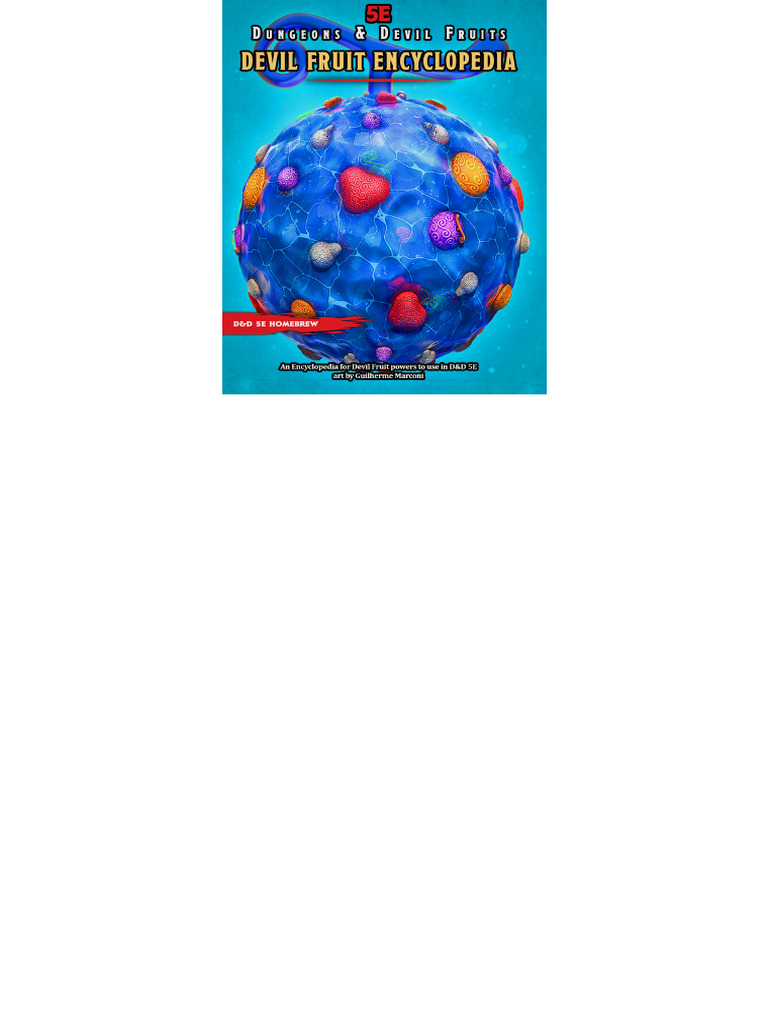 Devil Fruit Encyclopedia (D&D 5e System Homebrew) - The Homebrewery ...