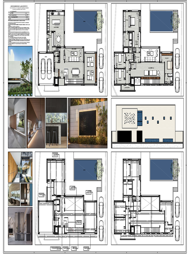 Plan Maconnerie Villa CH-01 - APS - 17-10-2025 - Ajar Interirs | PDF