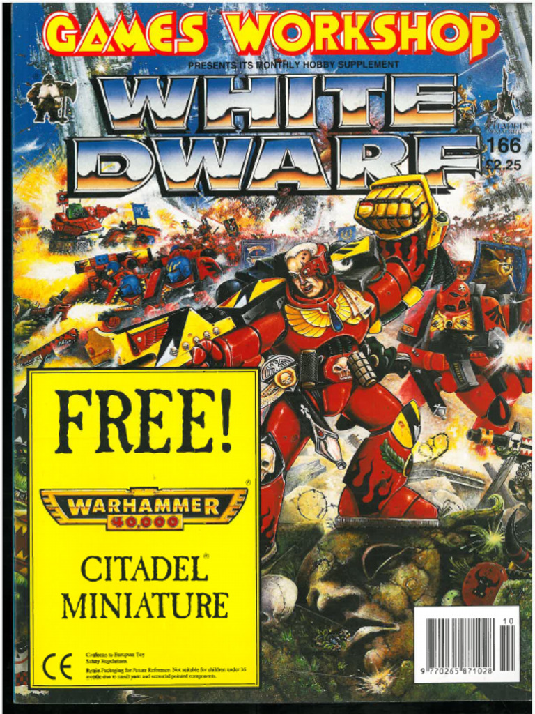 [1993.10] {UK} White Dwarf - 166 [92pp] | PDF