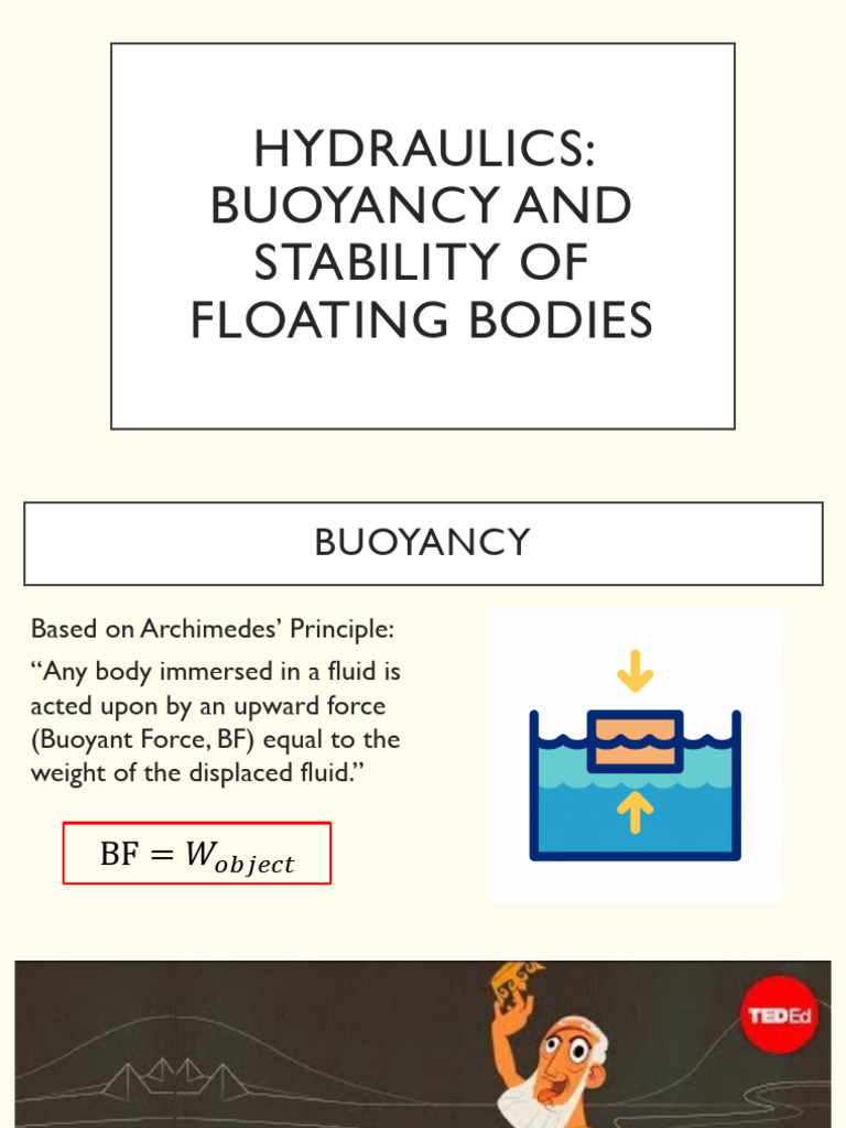 03 Buoyancy and Stability of Floating Bodies | PDF