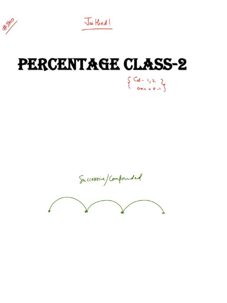 Percentage Exercise 1.2 | PDF