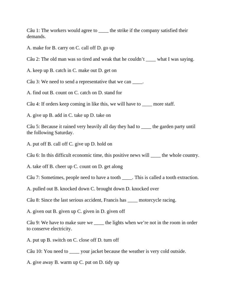 Phrasal Verbs | PDF
