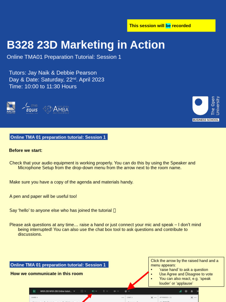 B328 Marketing Tutorial Overview | PDF | Marketing Communications ...