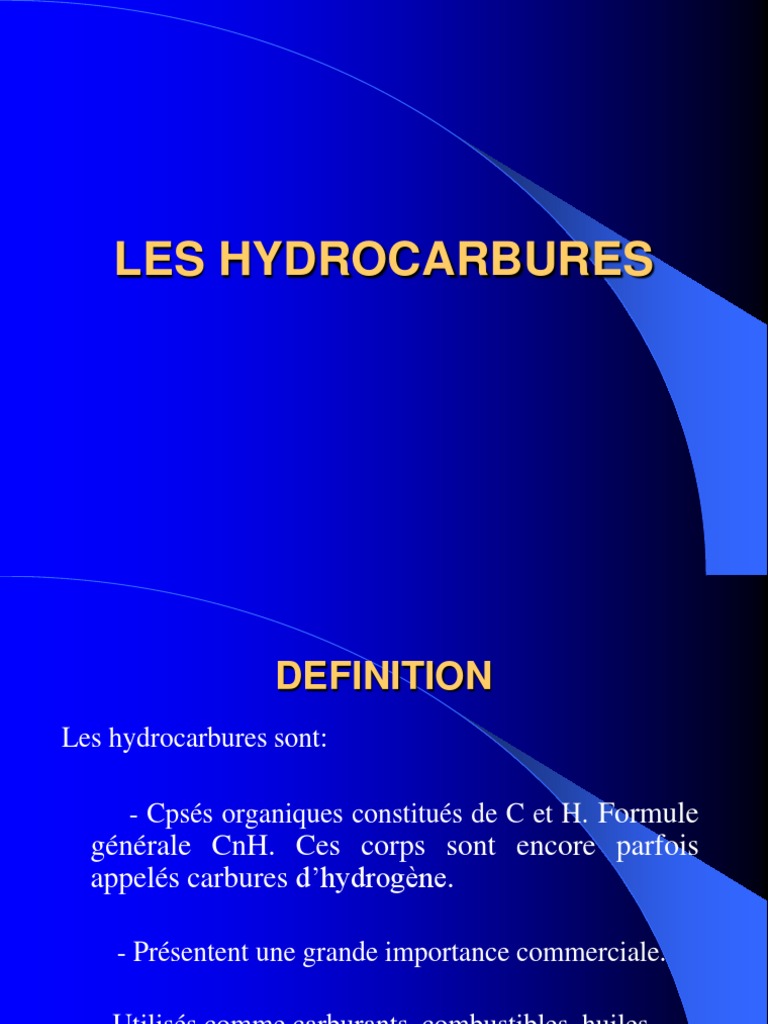 Définition et Importance des Hydrocarbures | PDF | Benzène | Alcane