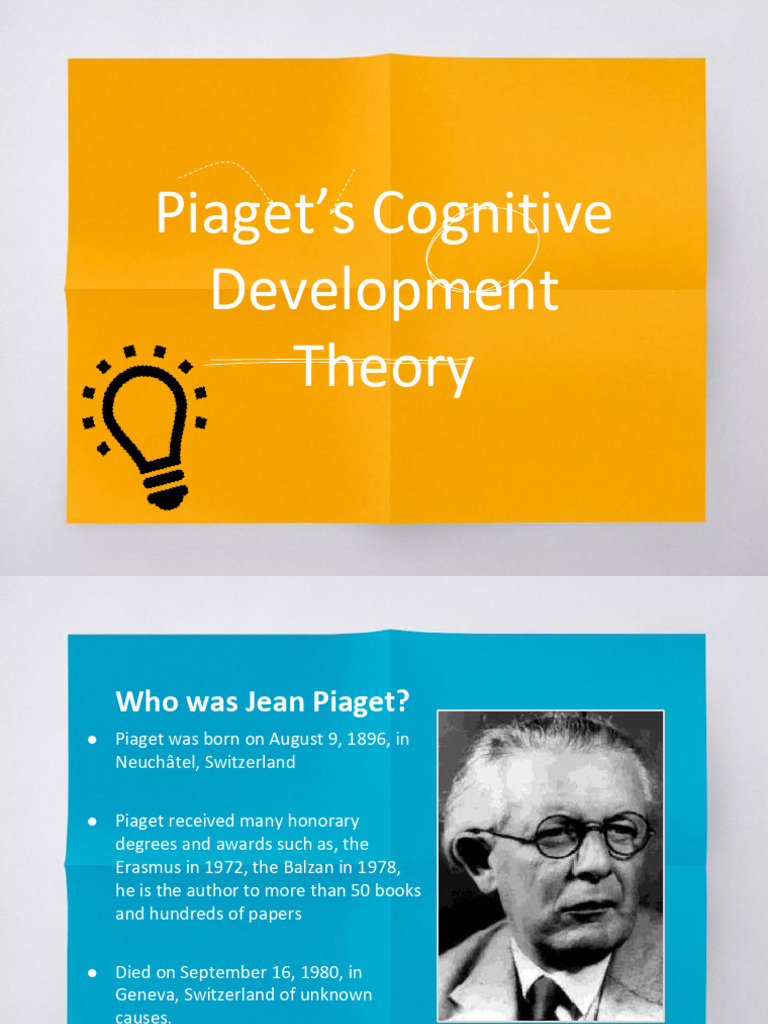 7. Piagets Theory of Cognitive Development | PDF | Reason | Liberal ...