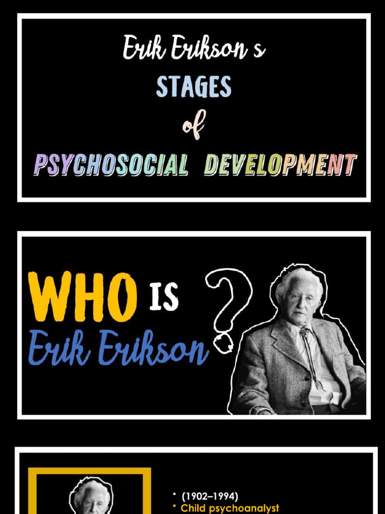 6. Erickson's Psychosocial Theory | PDF