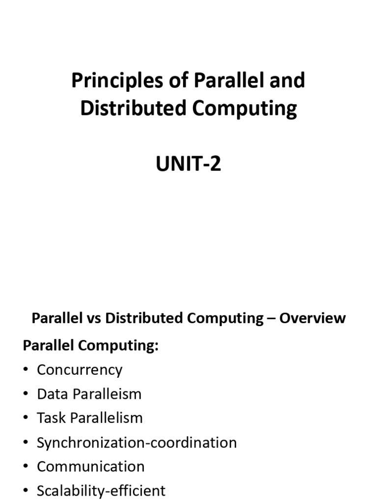 DOS Unit-2 | PDF | Virtual Machine | Parallel Computing