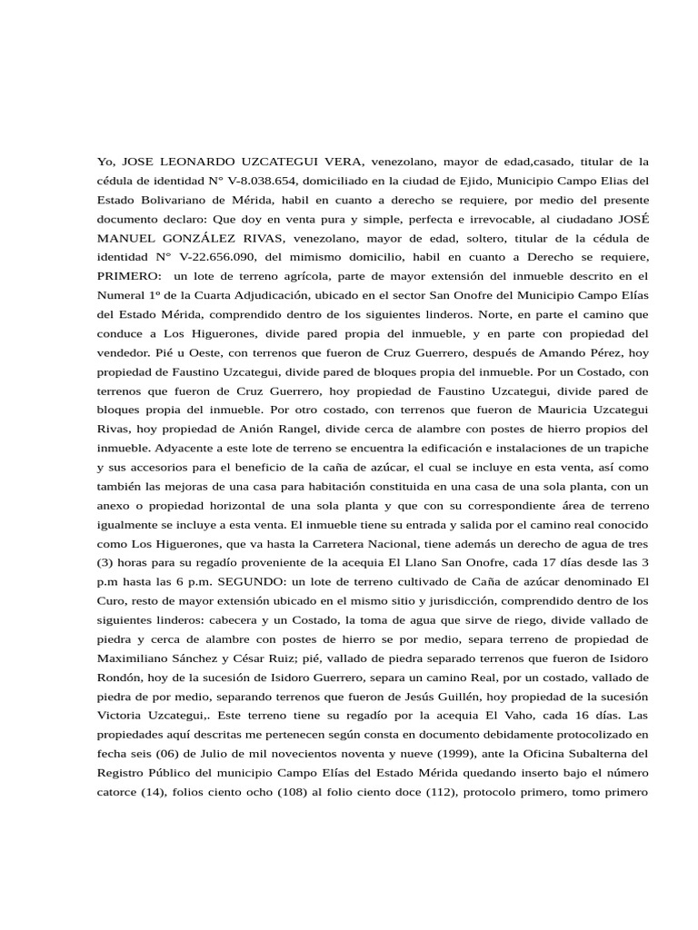 Documento Chema Listo | PDF