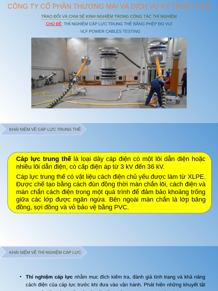 Power Cables Testing Presentation | PDF