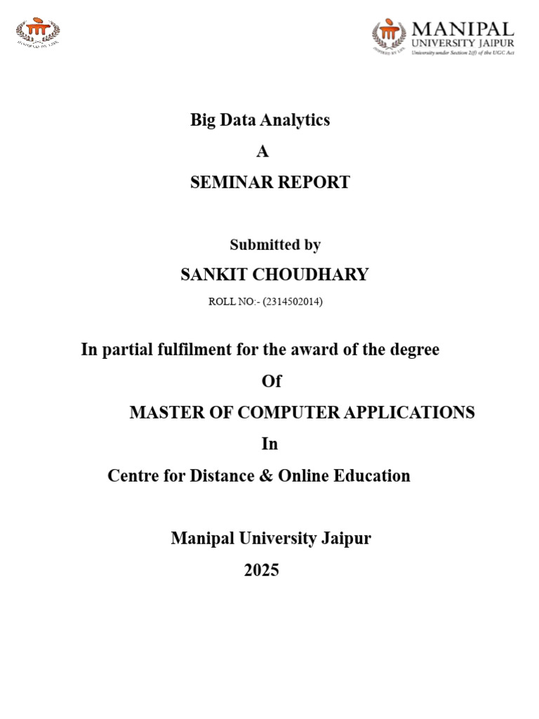 Big Data Analytics | PDF | Big Data | Analytics