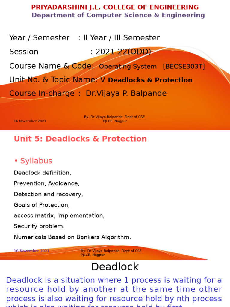 Unit v Os Cse Deadlocks | PDF | Key (Cryptography) | Public Key Cryptography