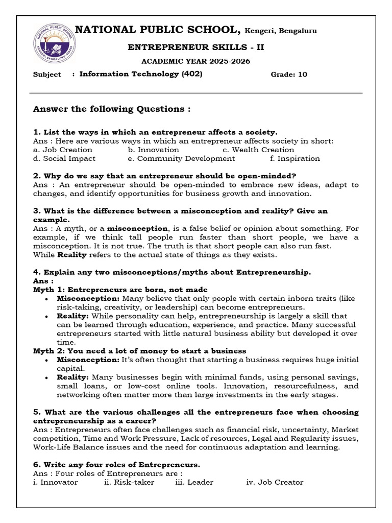 Unit 4 Entrepreneur Skills | PDF | Entrepreneurship | Innovation