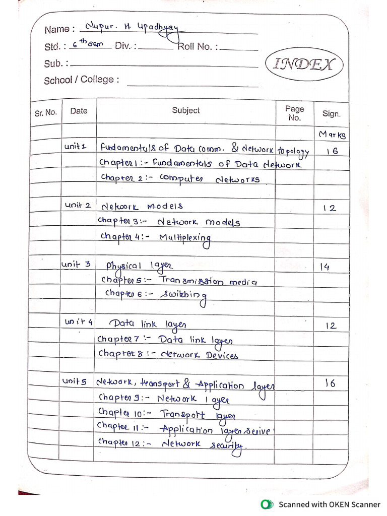 316338-Computer Network and Data Communication Unit 1 | PDF