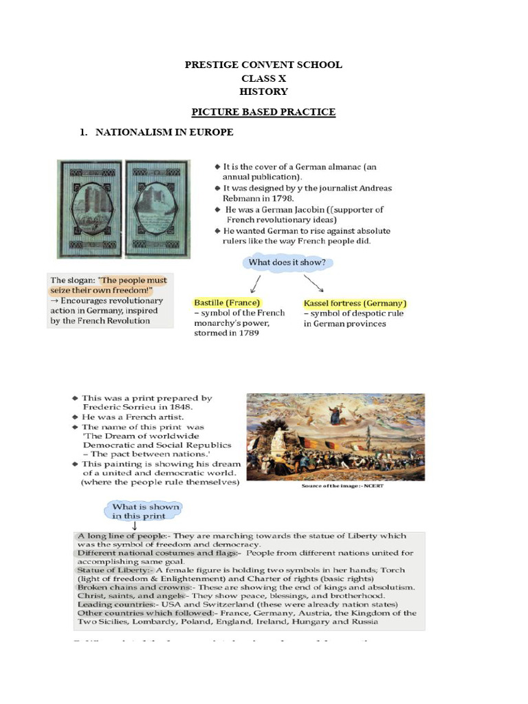 Class 10 His Picture Based | PDF