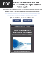 The Immersive Internet Reflections on the Entangling of the Virtual ...