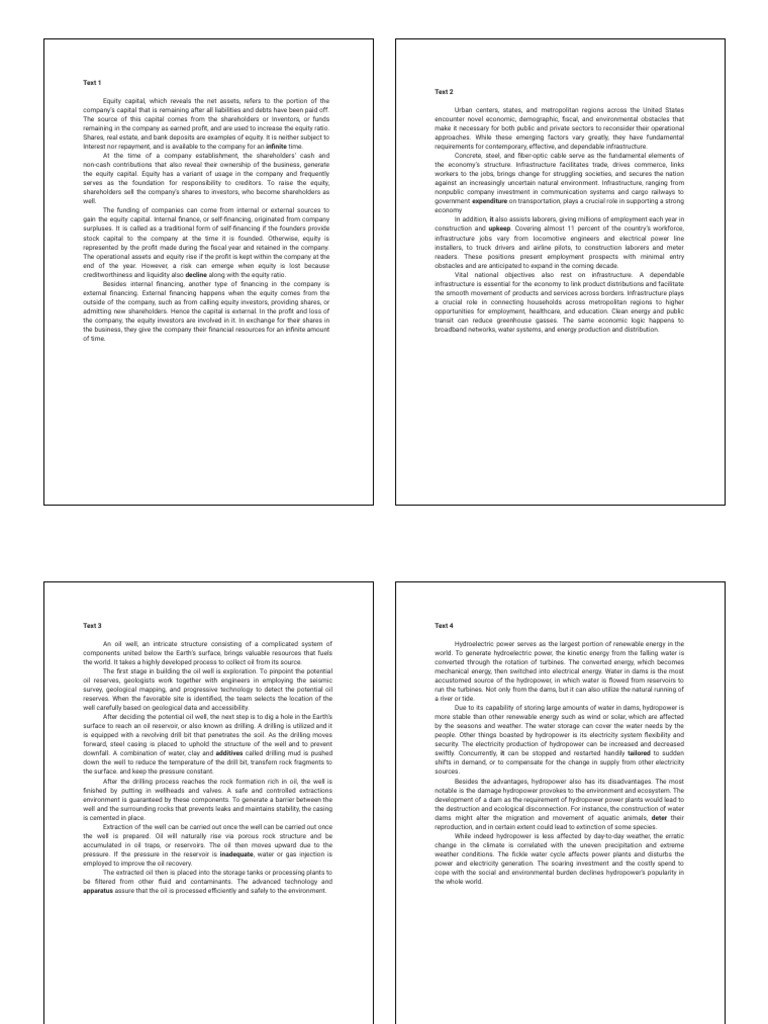 Text Reading - Converted | PDF | Hydroelectricity | Equity (Finance)