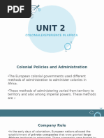 Colonial Administration Systems in Africa | PDF | Colonialism | British ...