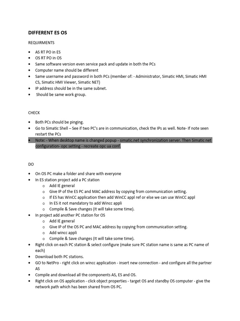 Different Es Os | PDF