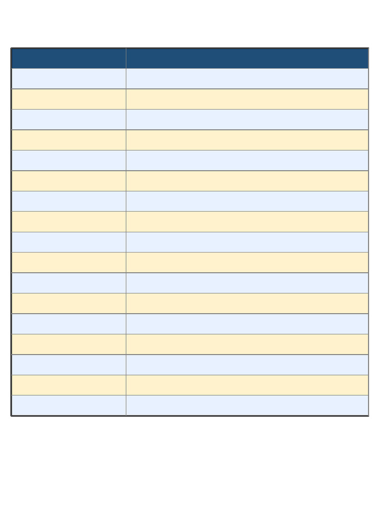 Timetable A4 BigBold FullPage | PDF