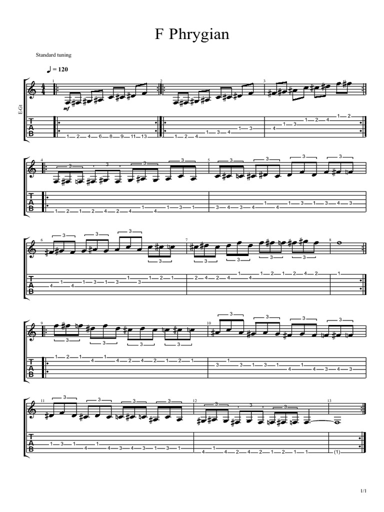 F Phrygian | PDF