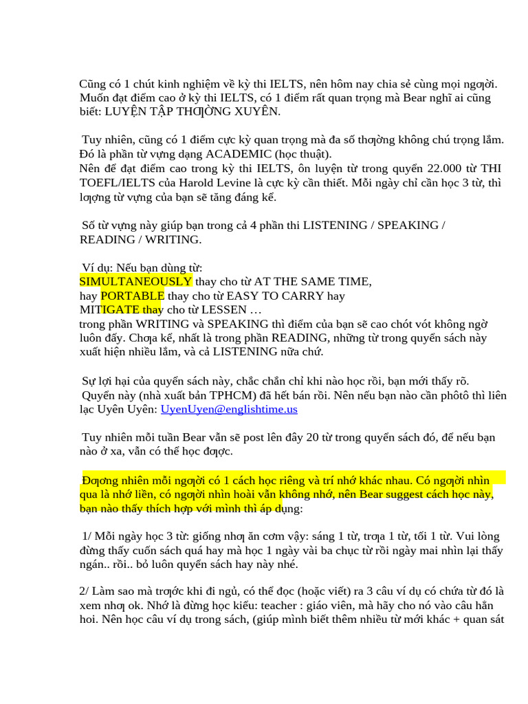 22000 Tu Vung IELTS | PDF