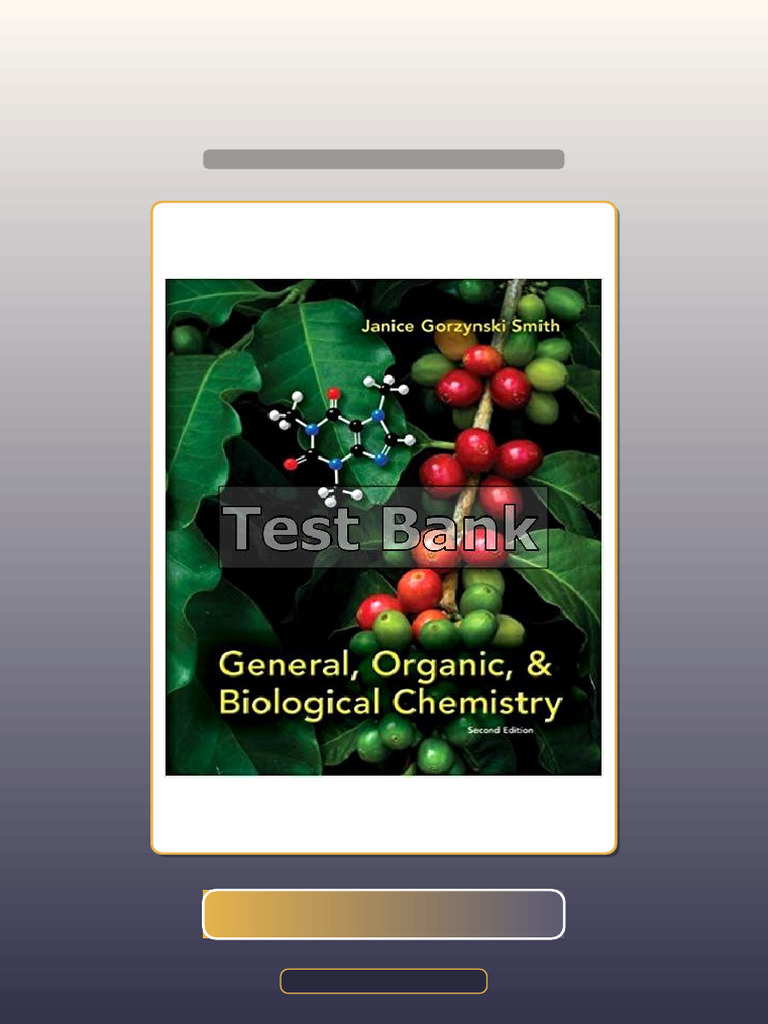 General Organic Biological Chemistry 2nd Edition Smith Exam Prep | PDF ...