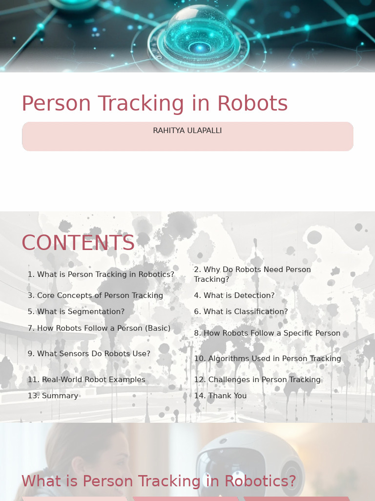 Person Tracking in Robots Co | PDF | Image Segmentation | Robot