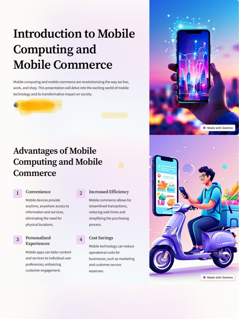 Introduction To Mobile Computing and Mobile Commerce | PDF | Internet ...