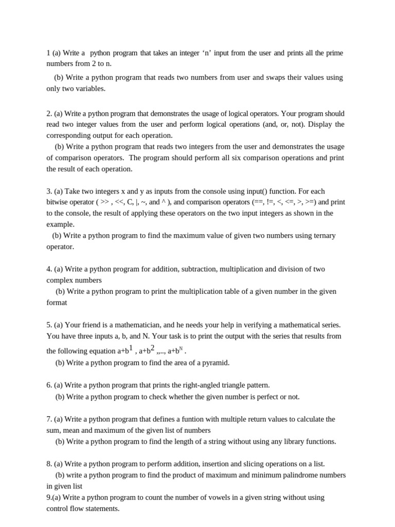 Python External 1 | PDF | Matrix (Mathematics) | Python (Programming ...