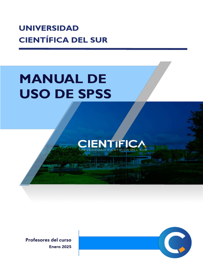 Manual SPSS Cientifica ANOVA | PDF | Análisis de variación | Spss
