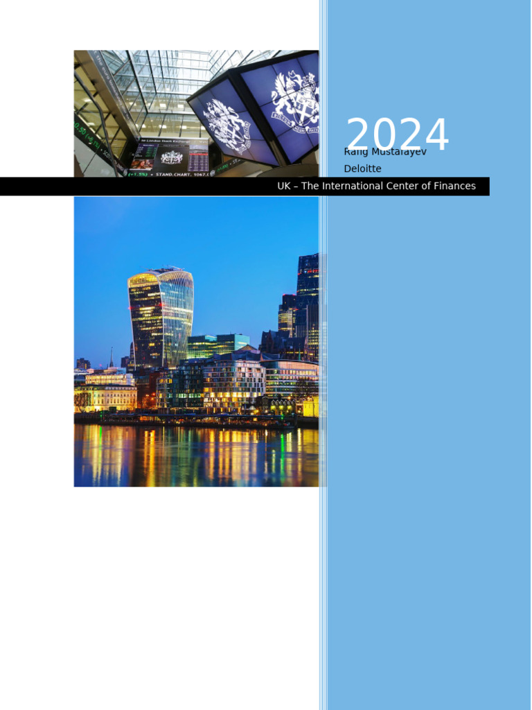 UK - Financial Center of The World | PDF | United Kingdom | Derivative ...