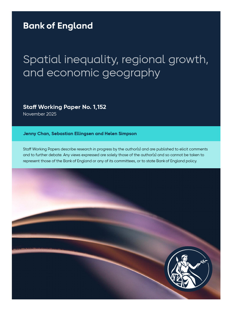 Spatial Inequality Regional Growth and Economic Geography | PDF ...