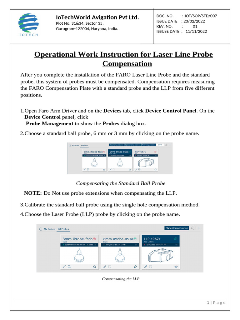 7.laser Line Probe Compensation - CMM | PDF | Optics | Light