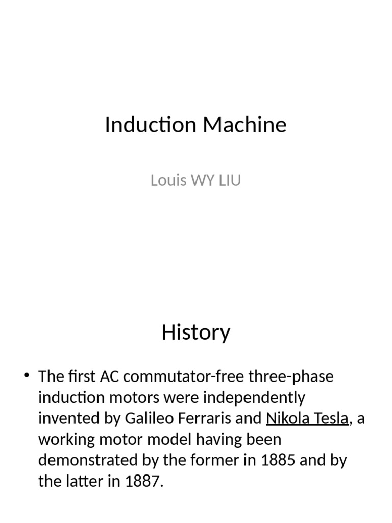 Chapter - 7a Induction Machine - Revised - 5 | PDF | Electric Motor ...
