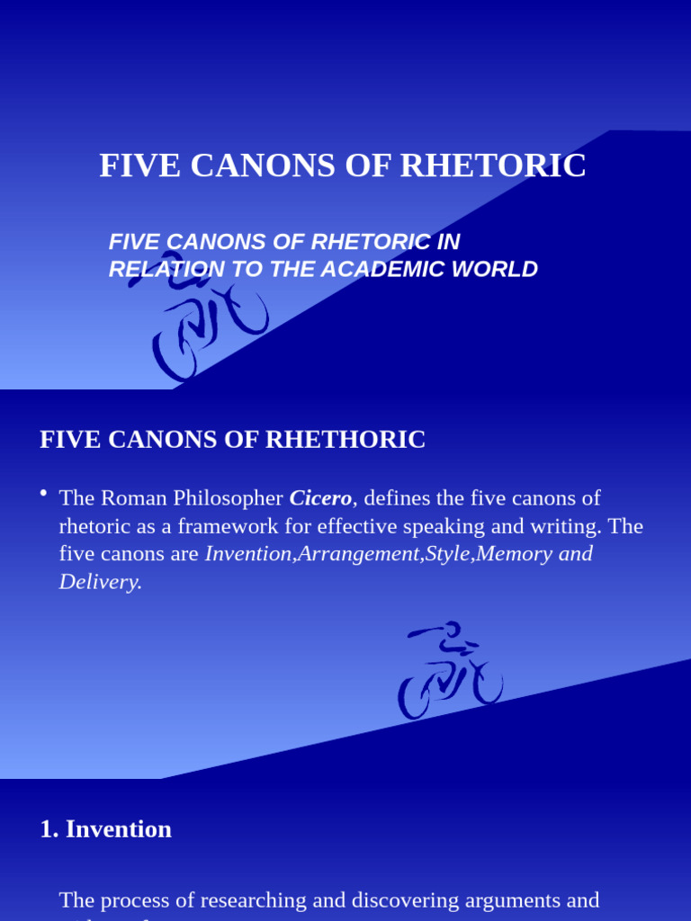 Five Canons of Rhetoric Pp Supremo | PDF