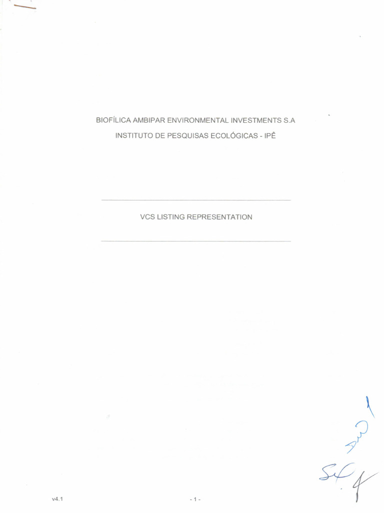 Verra VCS Listing Representation Corridors For Life ARR Grouped Project ...