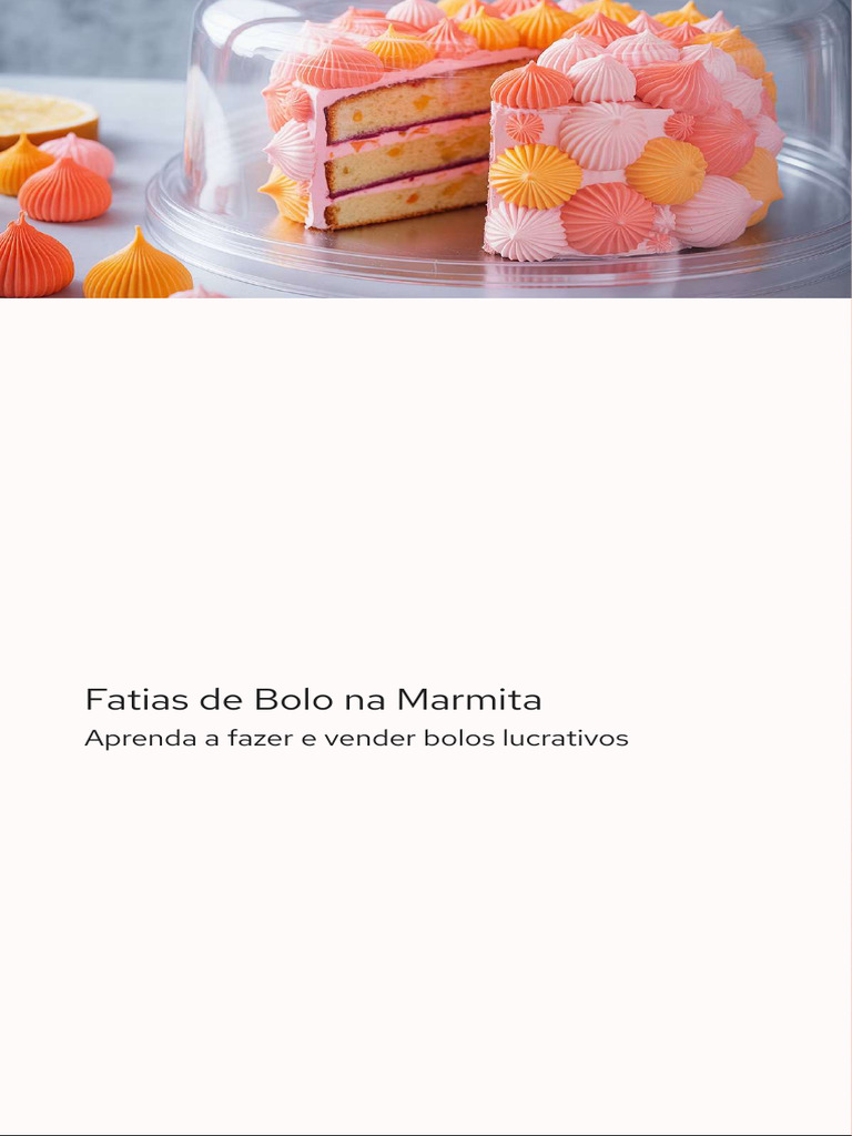 Fatias de Bolo Na Marmita | PDF | Chocolate | Creme (gastronomia)