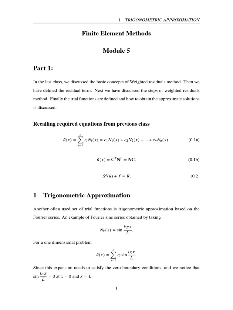 Module 5 Academic Script | PDF | Fourier Series | Function (Mathematics)