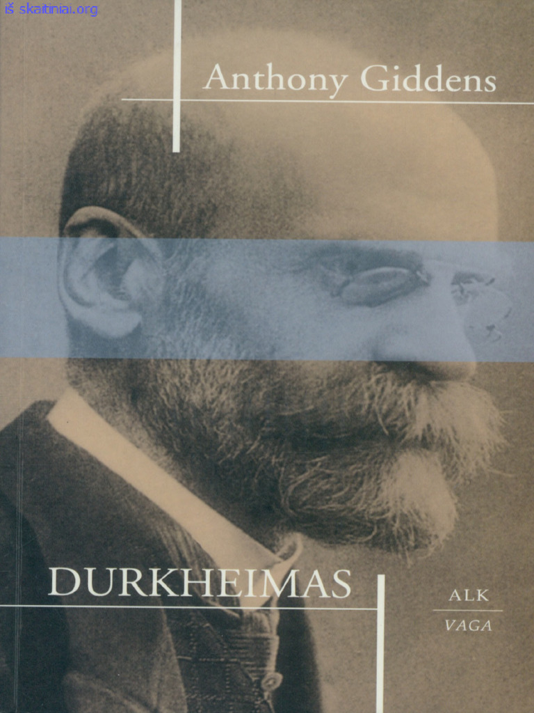 Anthony Giddens Durkheimas | PDF