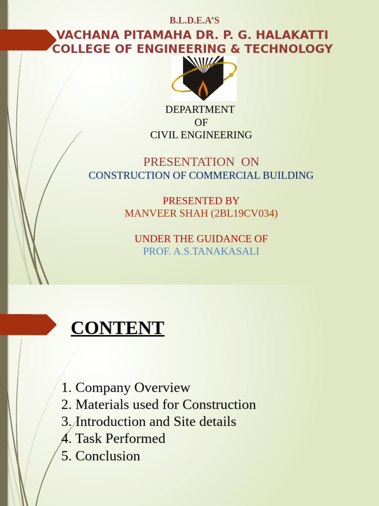 INTERNSHIP PPT 034 | PDF | Concrete | Composite Material