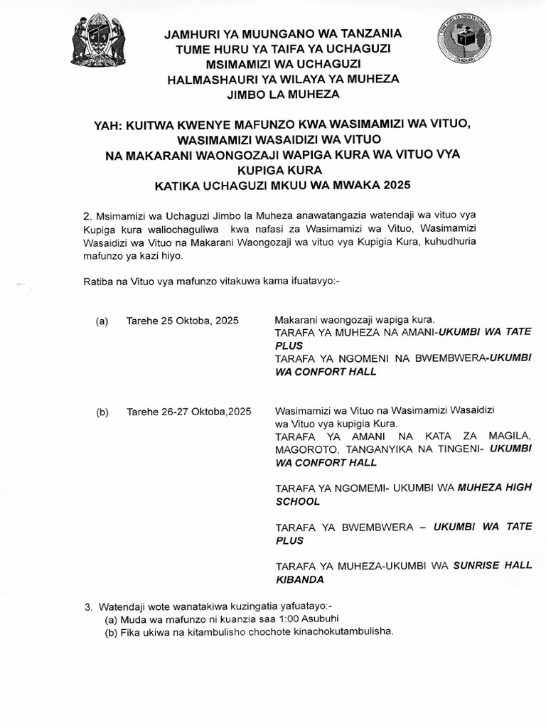 Kuitwa - Mafunzo | PDF